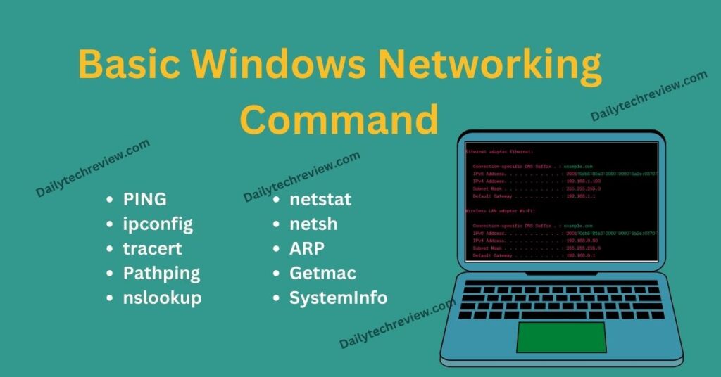 Windows Networking Commands In Hindi -नेटवर्किंग कमांड