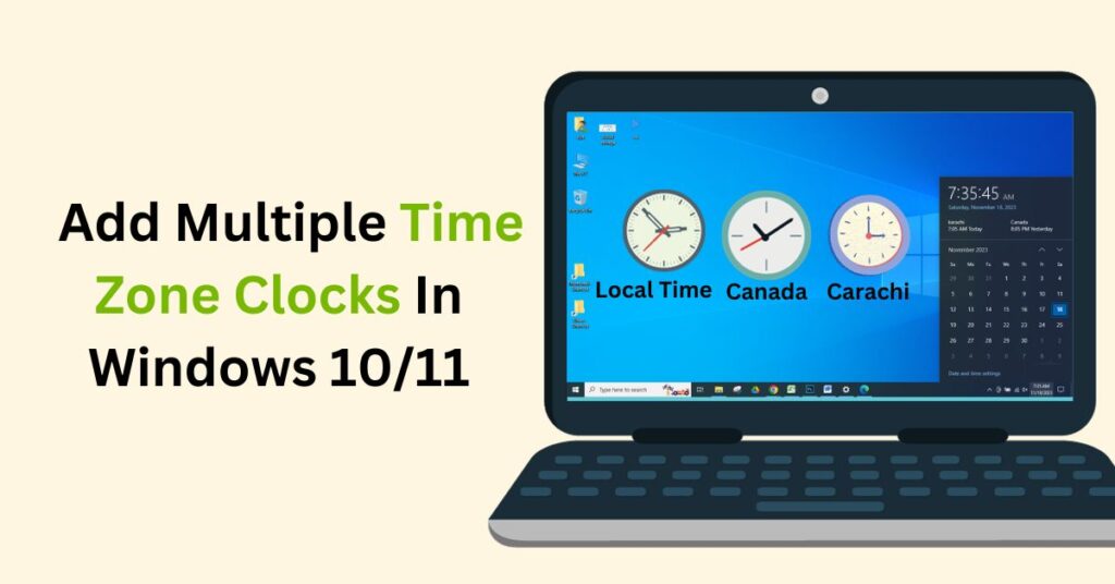 Computer में Multiple Timezone कैसे सेट करें - DailyTechReview